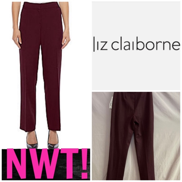 Liz Claiborne | Pants & Jumpsuits | Nwt Liz Claiborne Alexis Straight ...